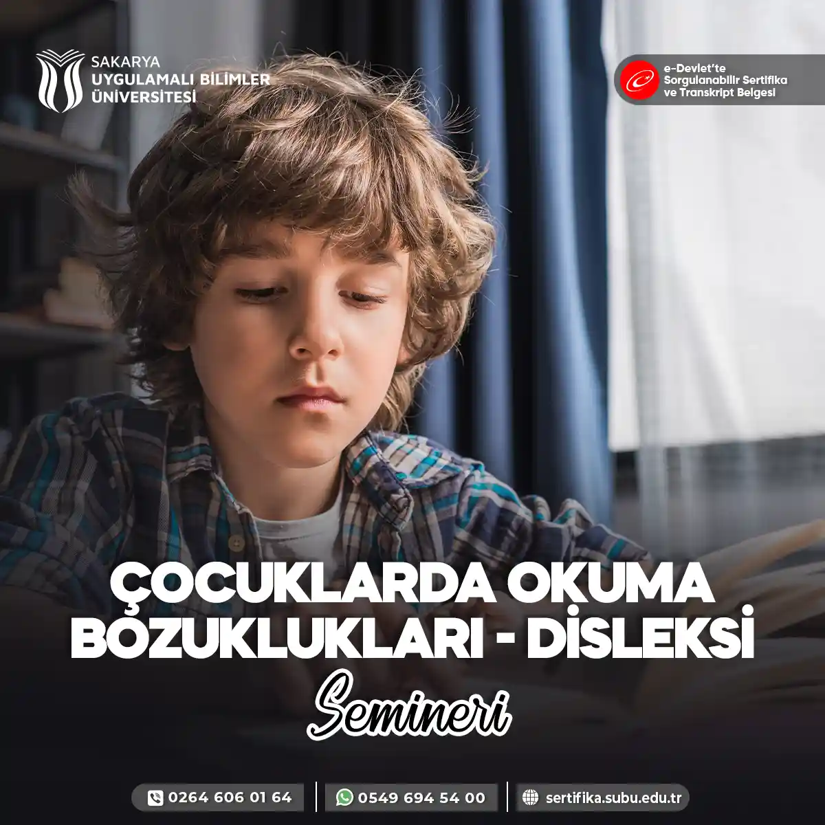 Çocuklarda Okuma Bozuklukları - Disleksi Semineri